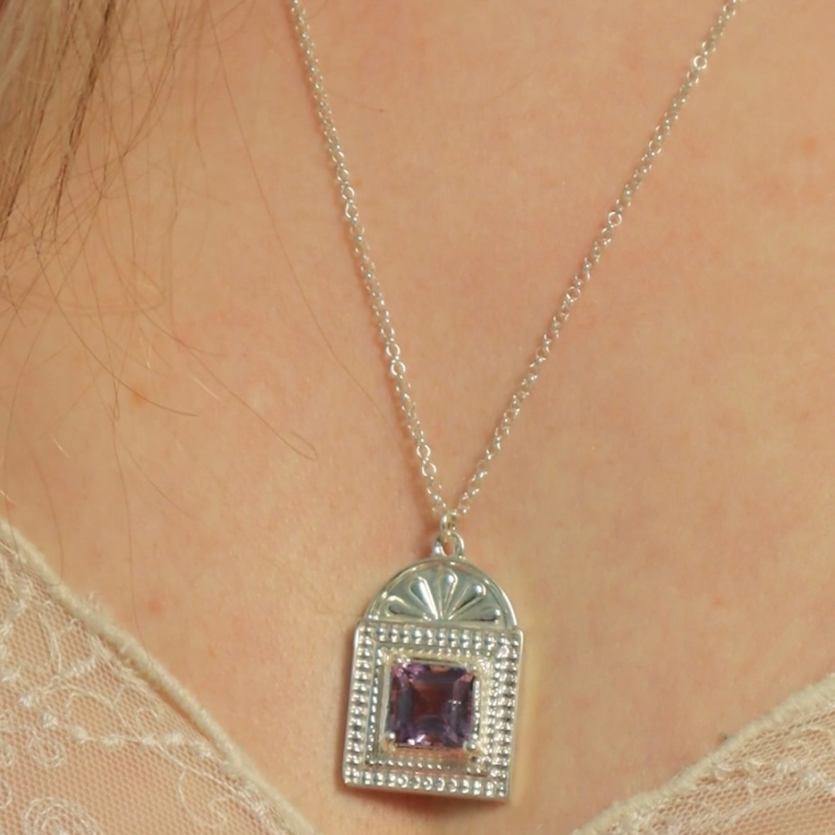 Amethyst Portal Necklace– Alexandra-Rae.com